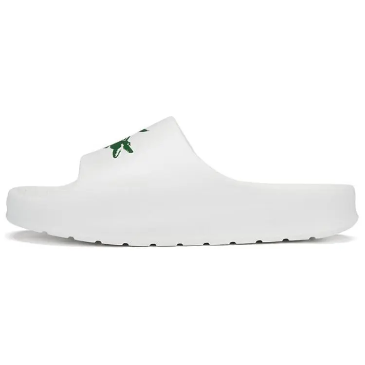 LACOSTE Slide Slippers Men White - POIZON