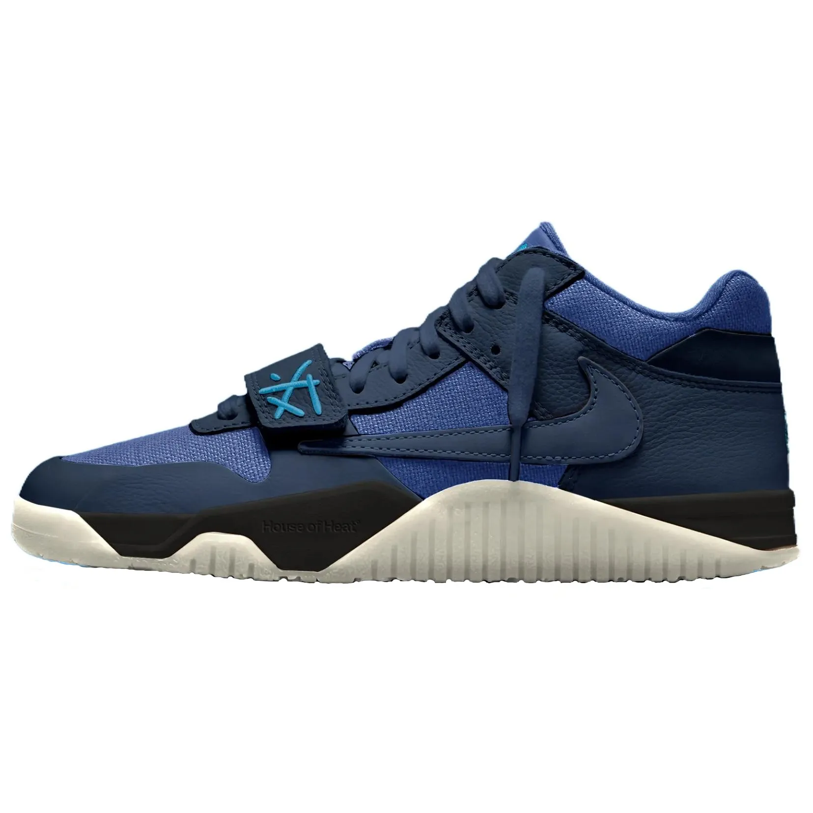 JORDAN Jumpman Jack Tr Travis Scott Thunder Blue - POIZON