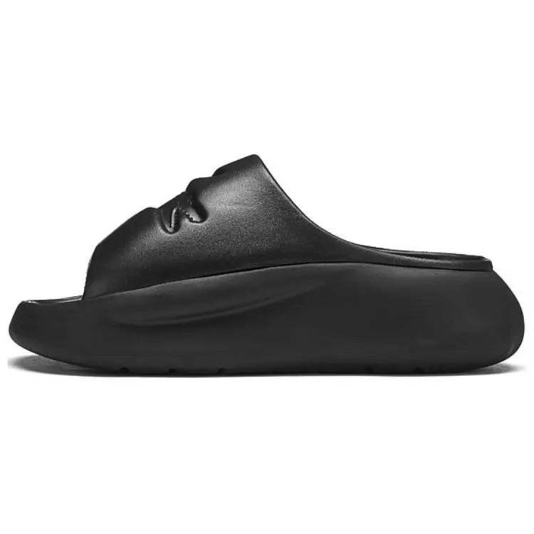 LACOSTE Slide Slippers Men Black - POIZON