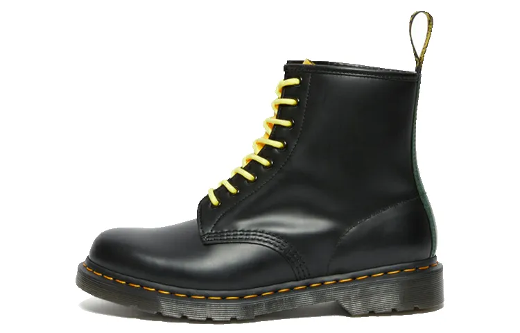 Dr.Martens 1460 Martin Boots Unisex Black/Green - POIZON