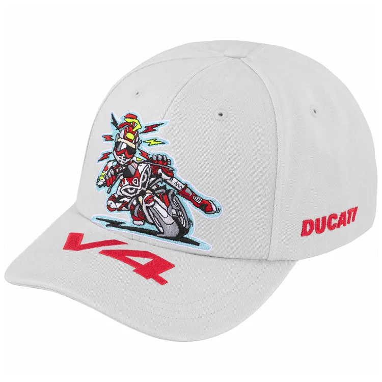 Supreme SS24 WEEK 16 Supreme®/DUCATI® 6-PANEL HAT Cotton Peaked Cap ...