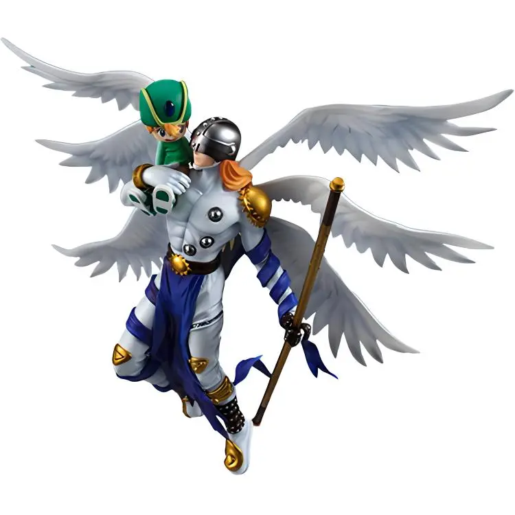 MegaHouse Digimon Adventure Scale Figures High Stone Warrior+Angel ...