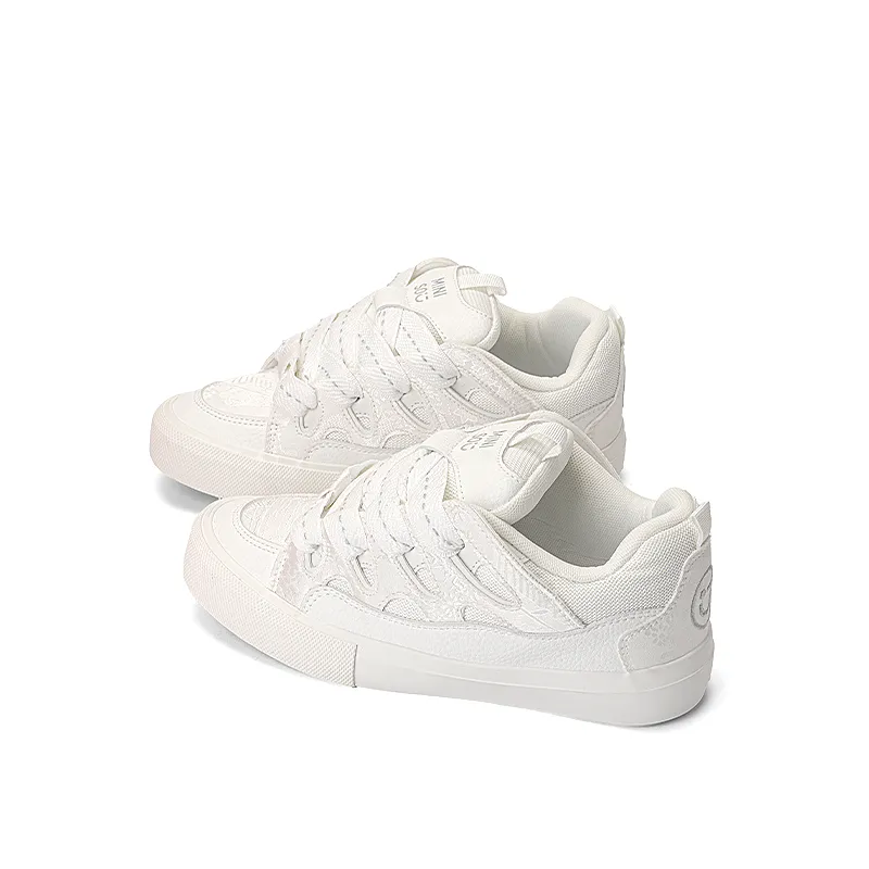 MINISO Dream M Series Skateboarding Shoes Unisex Low-top Pearl White ...