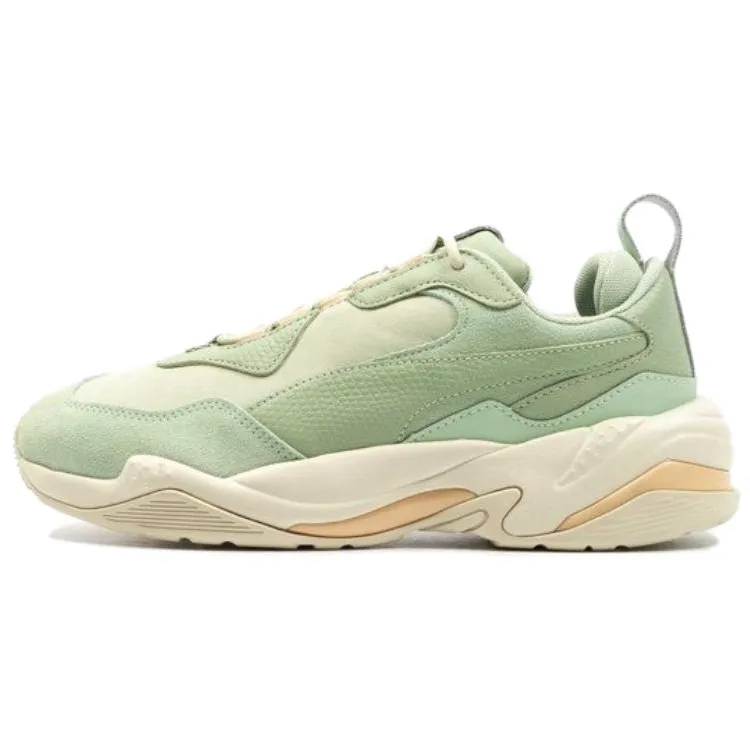 Puma Thunder Chunky Sneakers Women's Low-top Green - POIZON