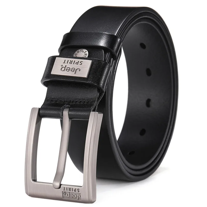 JEEP SPIRIT Leather Belts Men - POIZON