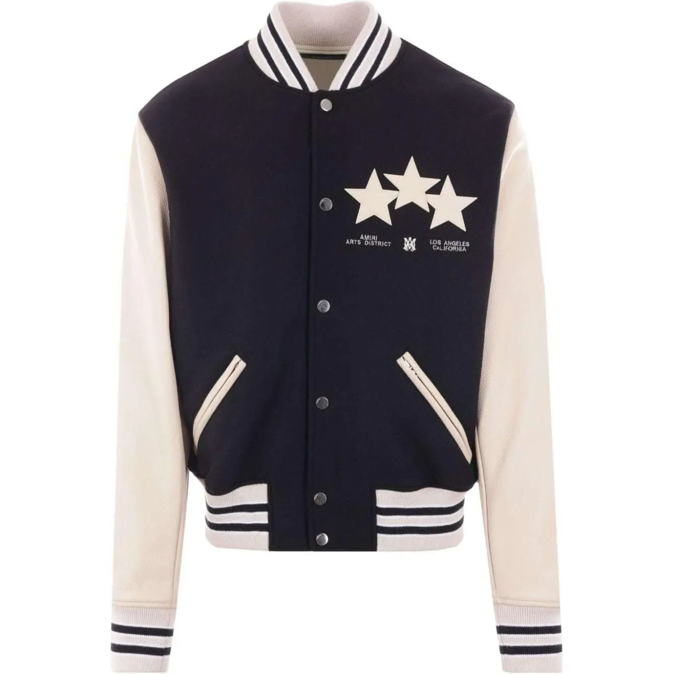 AMIRI Stars Varsity Jacket - POIZON
