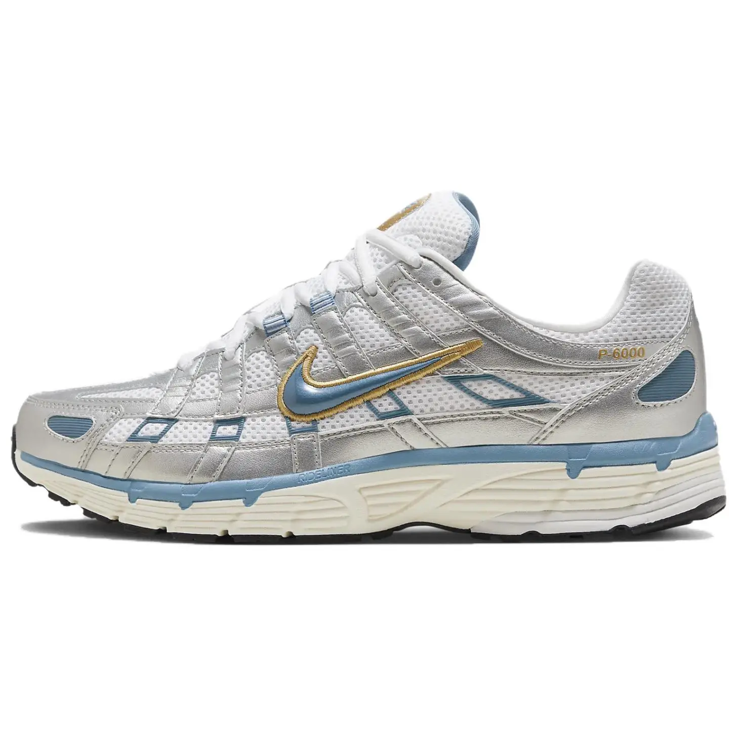 Nike P-6000 Metallic Silver Aegean Storm - POIZON