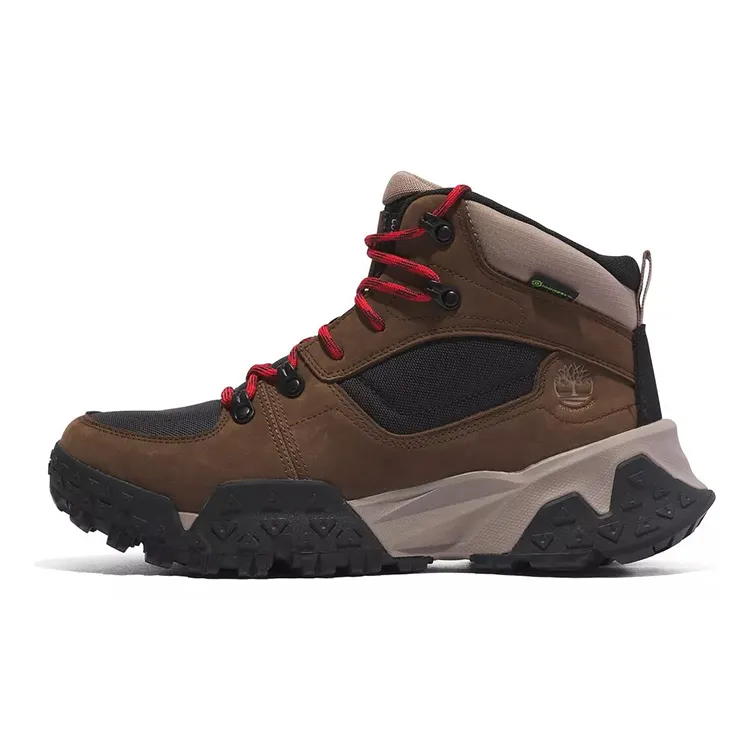 Timberland Motion Scramble Lace Up Mid Waterproof 'Dark Brown Nubuck ...