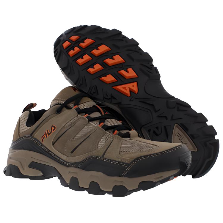 FILA Midland Trail Outdoor Shoes Men Low Top Brown US M 12 Cheap Rcj Jordan Outlet