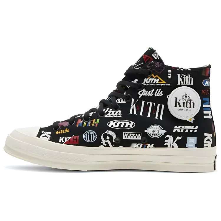 Converse Chuck Taylor All Star 70 Hi Kith 10 Year Anniversary Black ...
