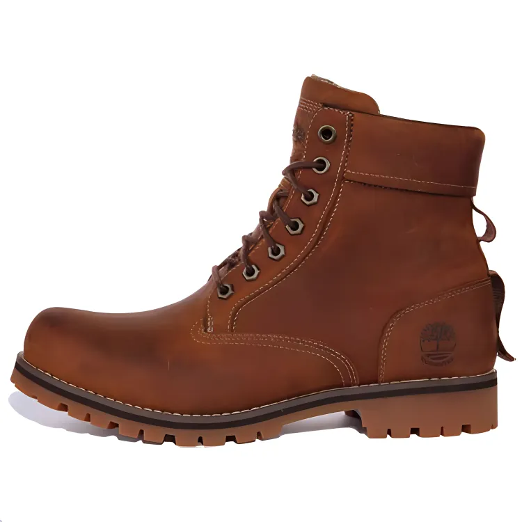 Timberland Rugged 6 Inch Waterproof Boots 'Rust Full Grain' - POIZON