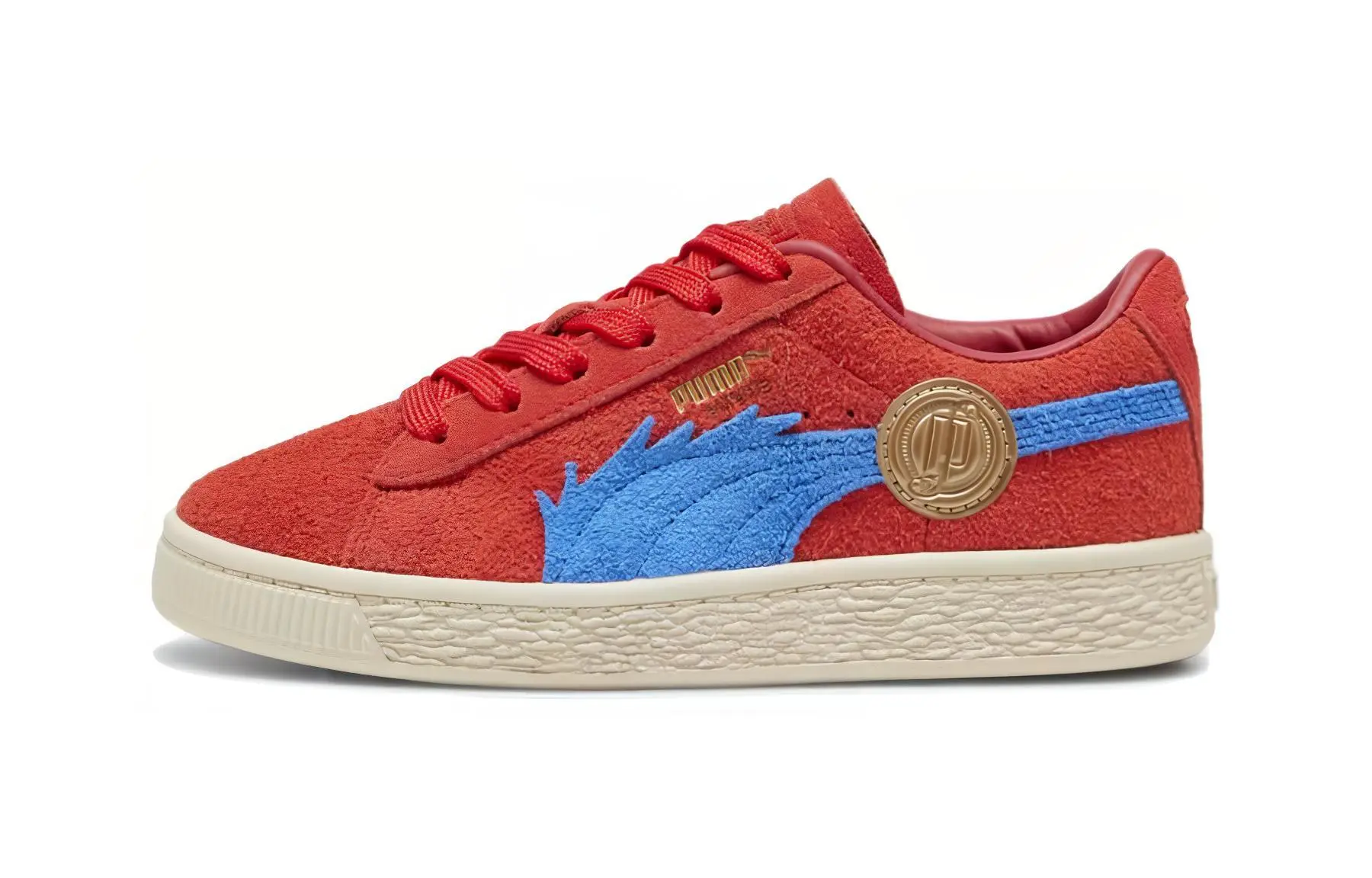 Puma One Piece X Suede Little Kid 'Luffy' - POIZON