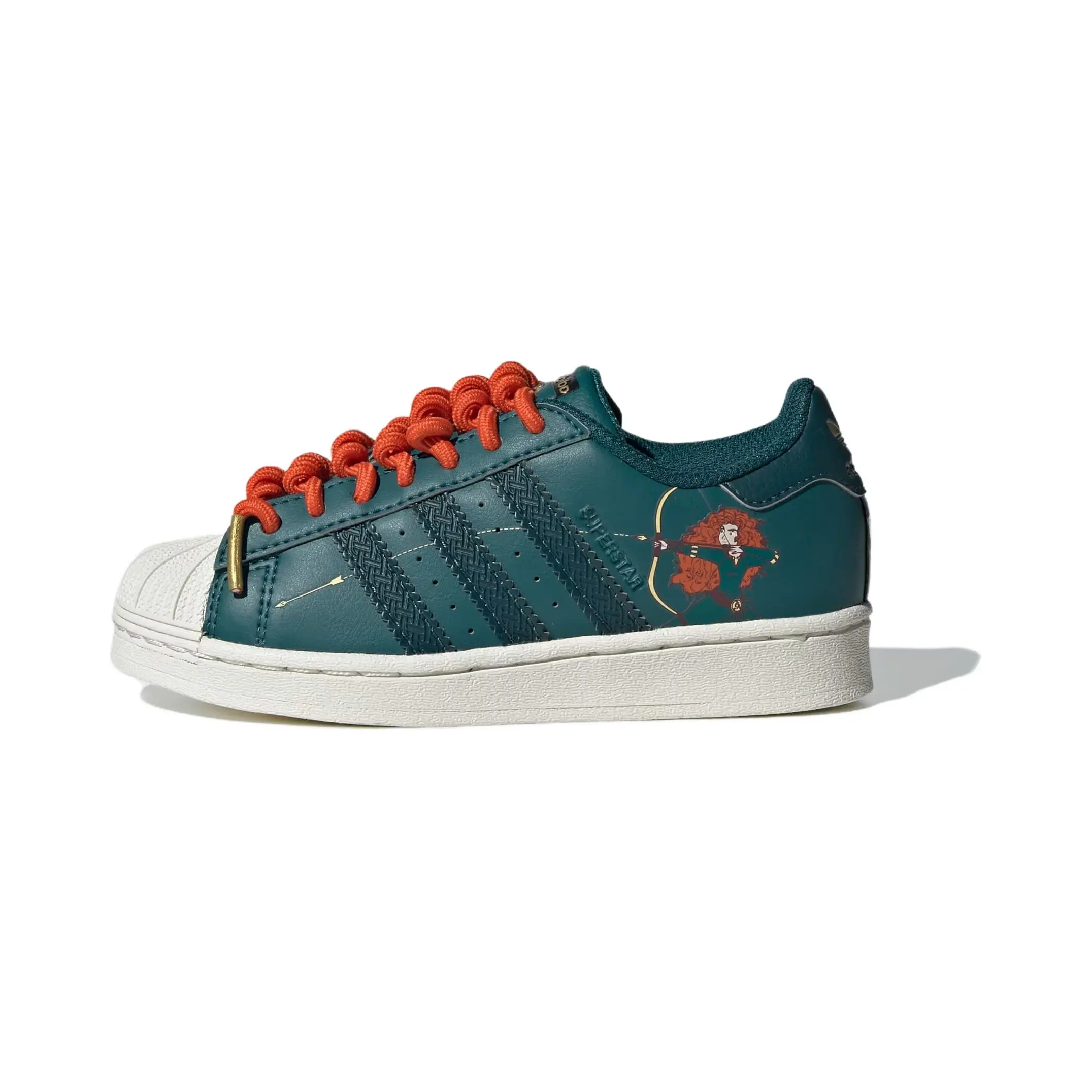 Adidas Disney X Superstar C 'Brave - Princess Merida' - POIZON