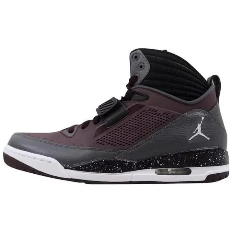 JORDAN Flight 97 Deep Bergundy Wolf Grey - POIZON