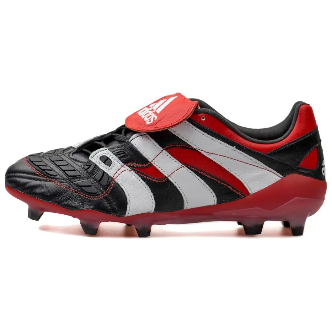 adidas Predator Accelerator FG Black White Red - POIZON