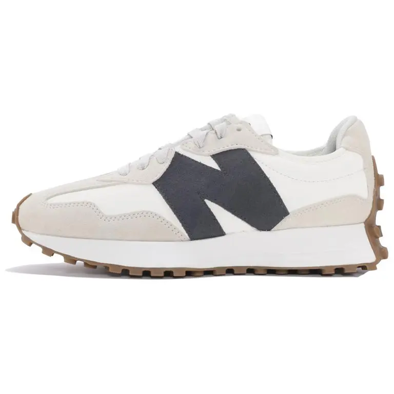 New Balance NB 327 Casual Shoes Unisex Low-Top White Gray Blue - POIZON