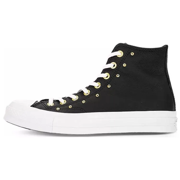 Converse Chuck 70 Hi 'Black White Gold Metallic' - POIZON