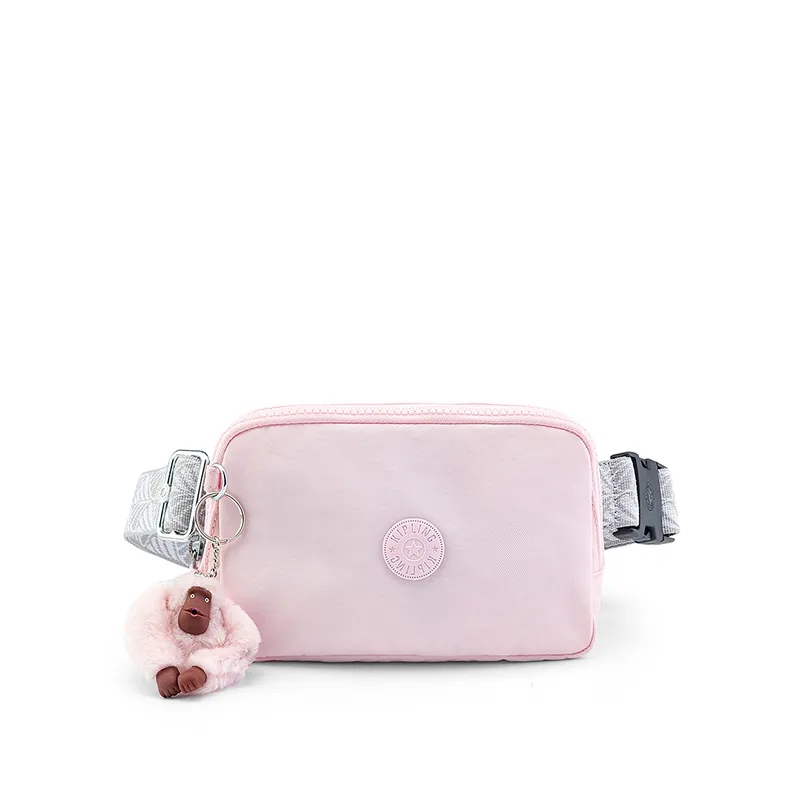 Kipling Fanny Packs Daylily Pink Webbing Patchwork - POIZON