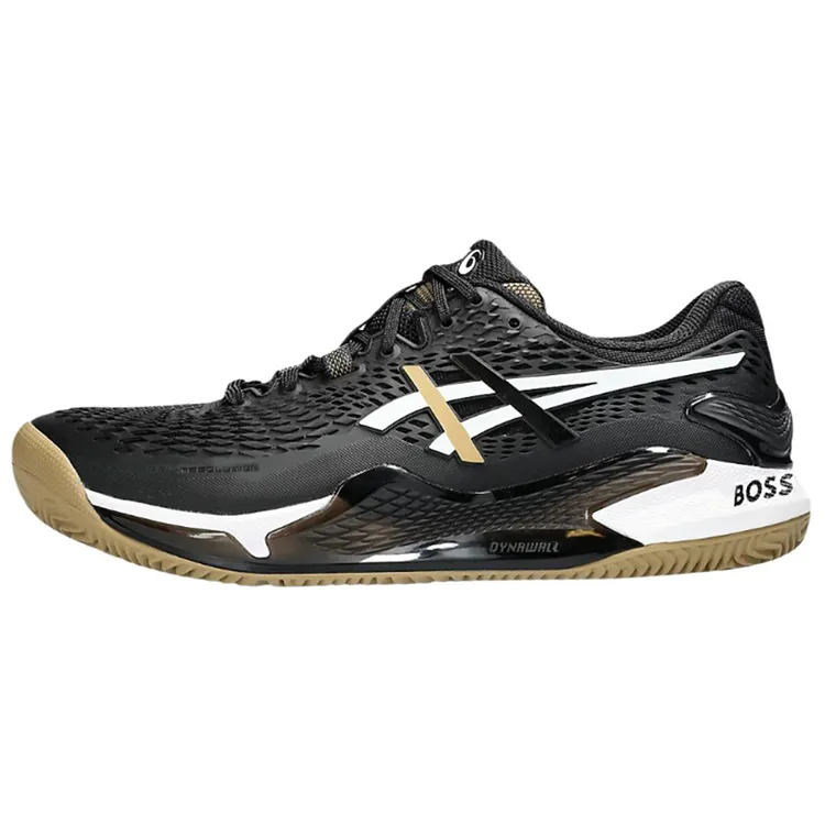 Asics BOSS X Matteo Berrettini X Gel Resolution 9 Clay 'Black Camel ...