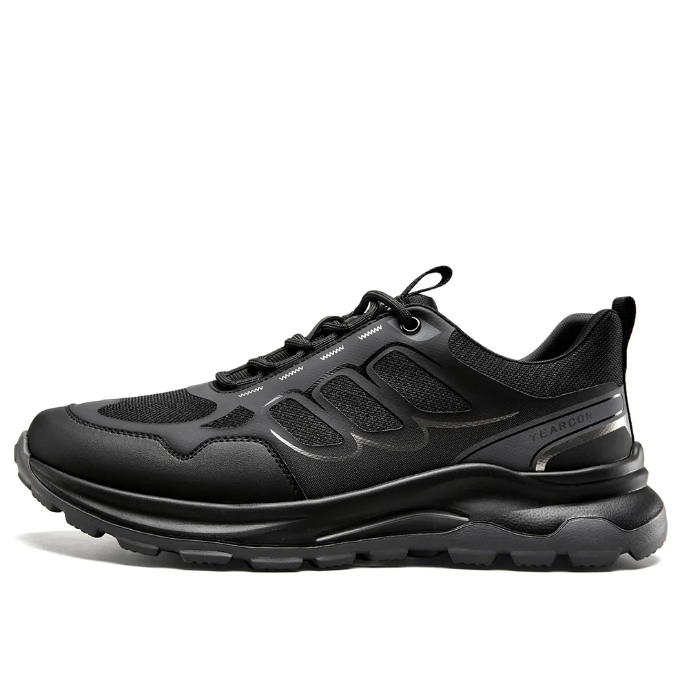YEARCON Casual Shoes Men Low-Top Black - POIZON