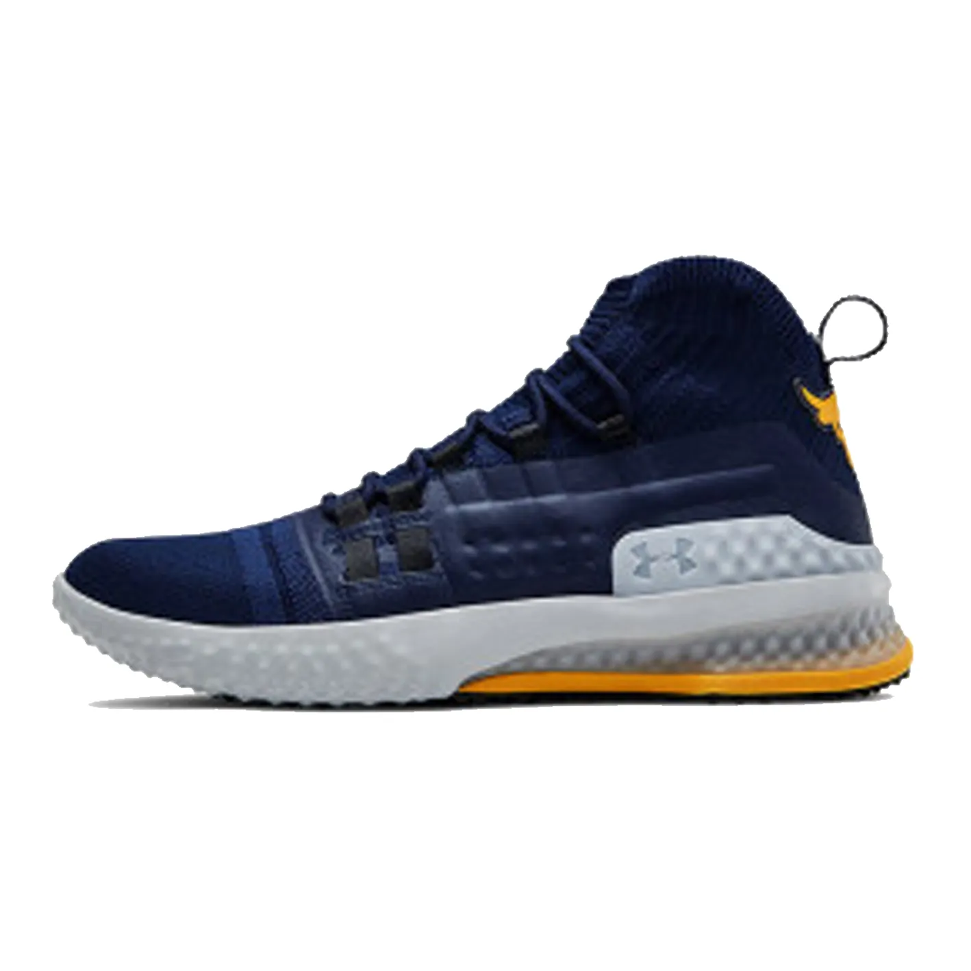 Under Armour Project Rock 1 Basketball Shoes Men High-top Navy - POIZON