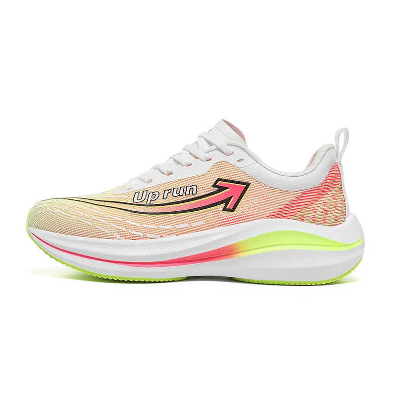 Up run Flying Arrow 6.0ET Running Shoes Unisex Low-top Begonia Red - POIZON