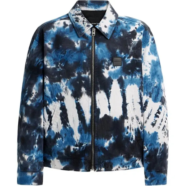 COACH Jackets Men Marine Blue - POIZON