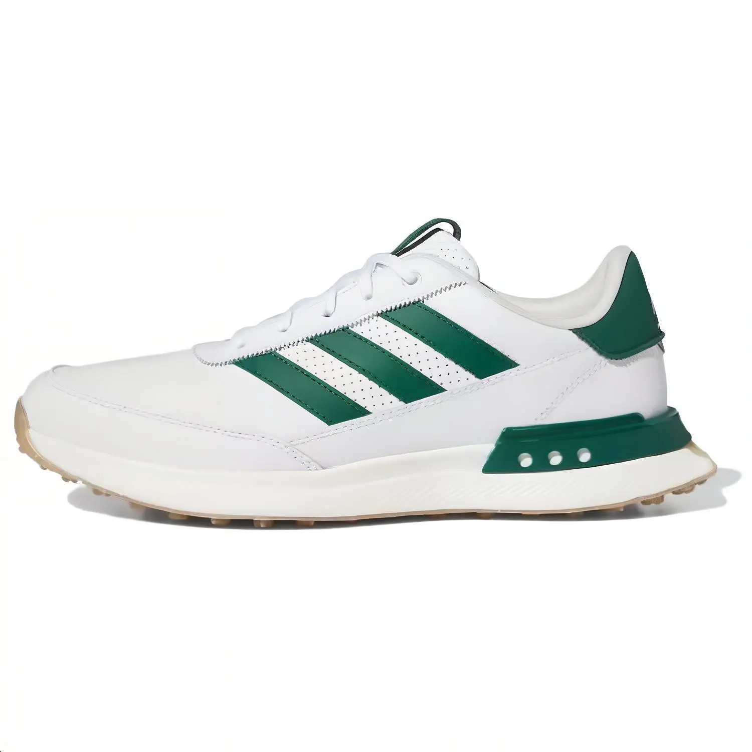 Adidas S2G Spikeless Leather 24 Golf Cloud White Collegiate Green Gum ...