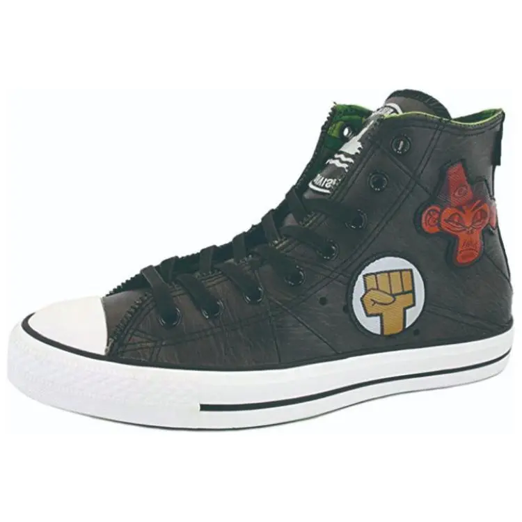 Converse Gorillaz X Chuck Taylor All Star Leather Motorcycle Hi 'Black ...
