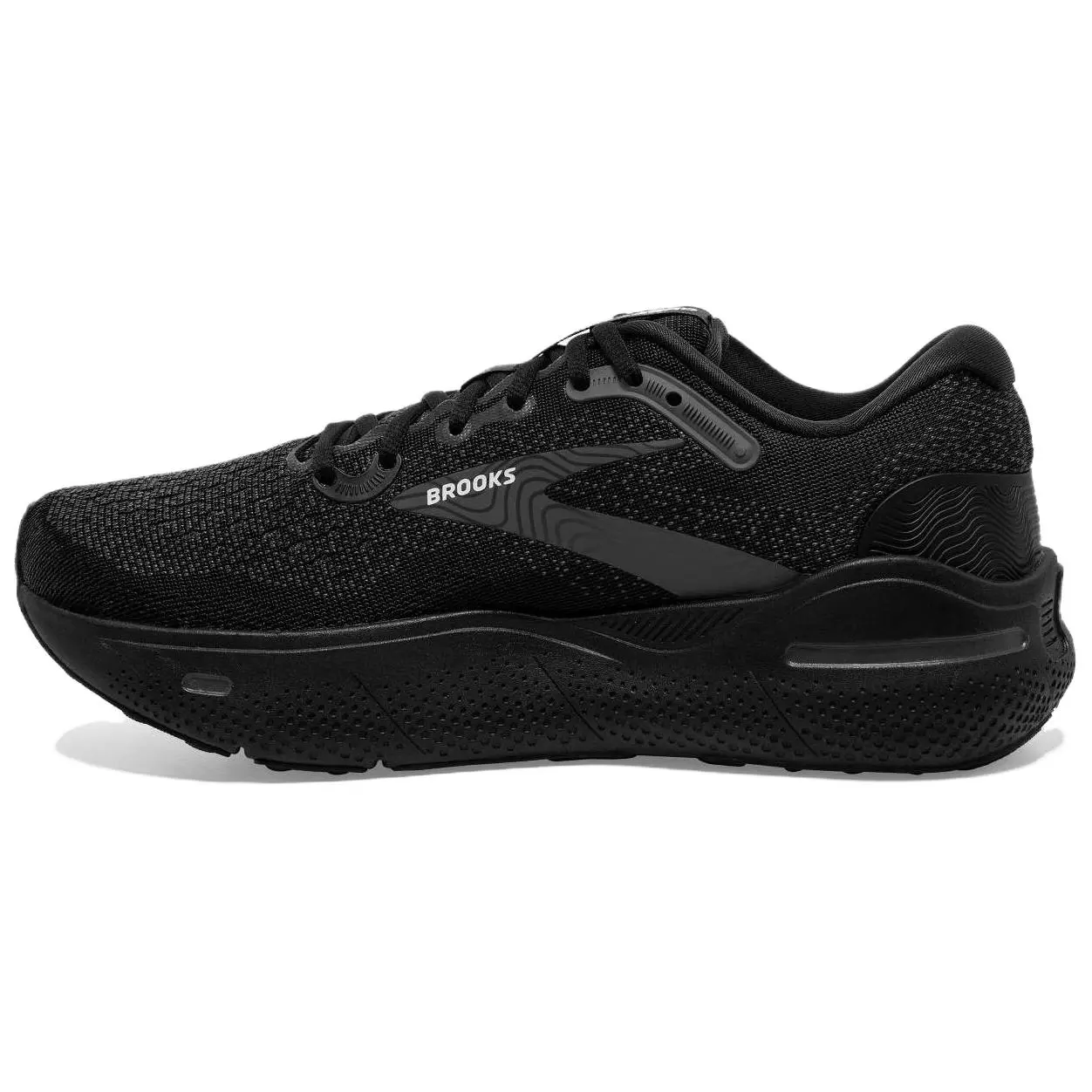 Brooks Ghost Max Running Shoes Men Low-top Black - POIZON