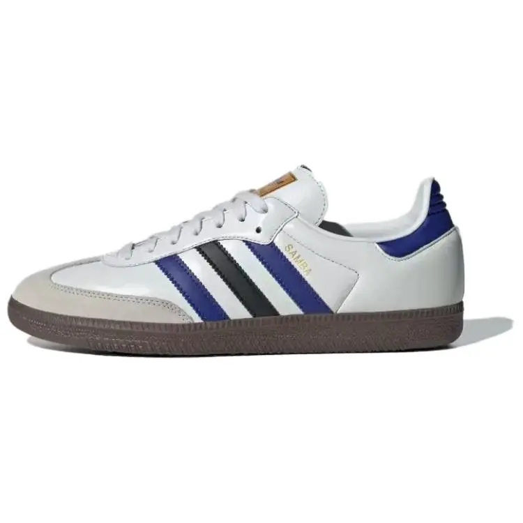 Samba Adidas Originals Og 'White Active Blue' US M 9.5 - POIZON