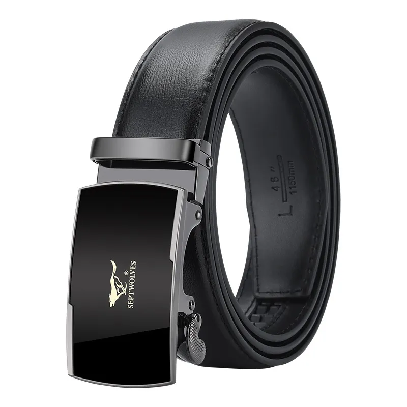 SEPTWOLVES Leather Belts Men - POIZON