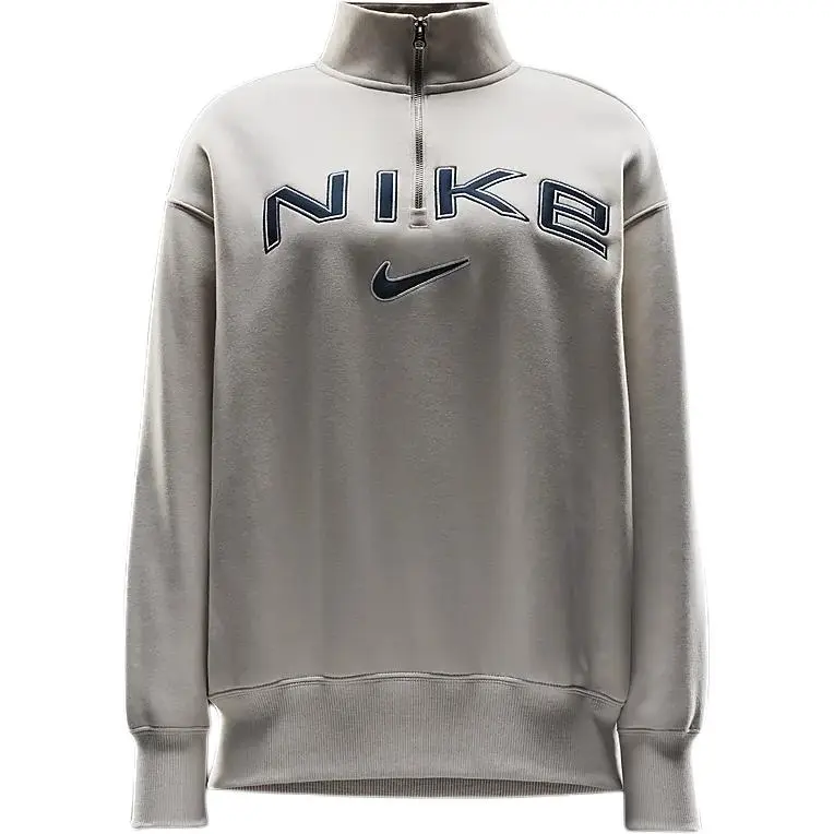 Nike Sportswear Phoenix Fleece Women's Oversized 1/4-Zip Logo Top - POIZON