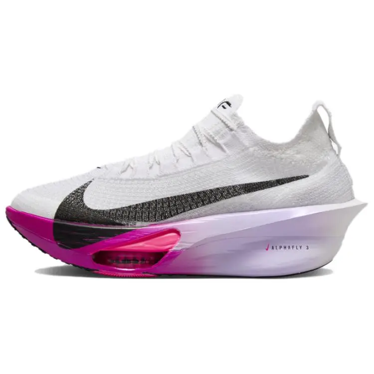 Nike Alphafly 3 Running Shoes Women's Low-top White/Black/Agate Purple ...