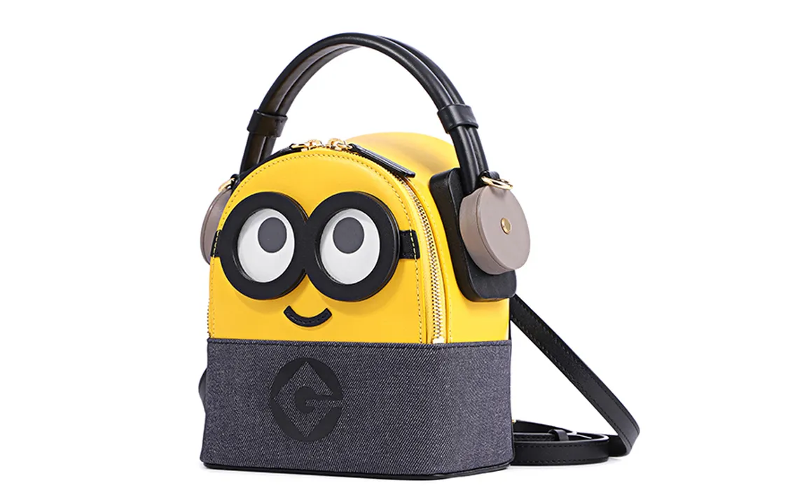 FION Backpacks Yellow Blue - POIZON