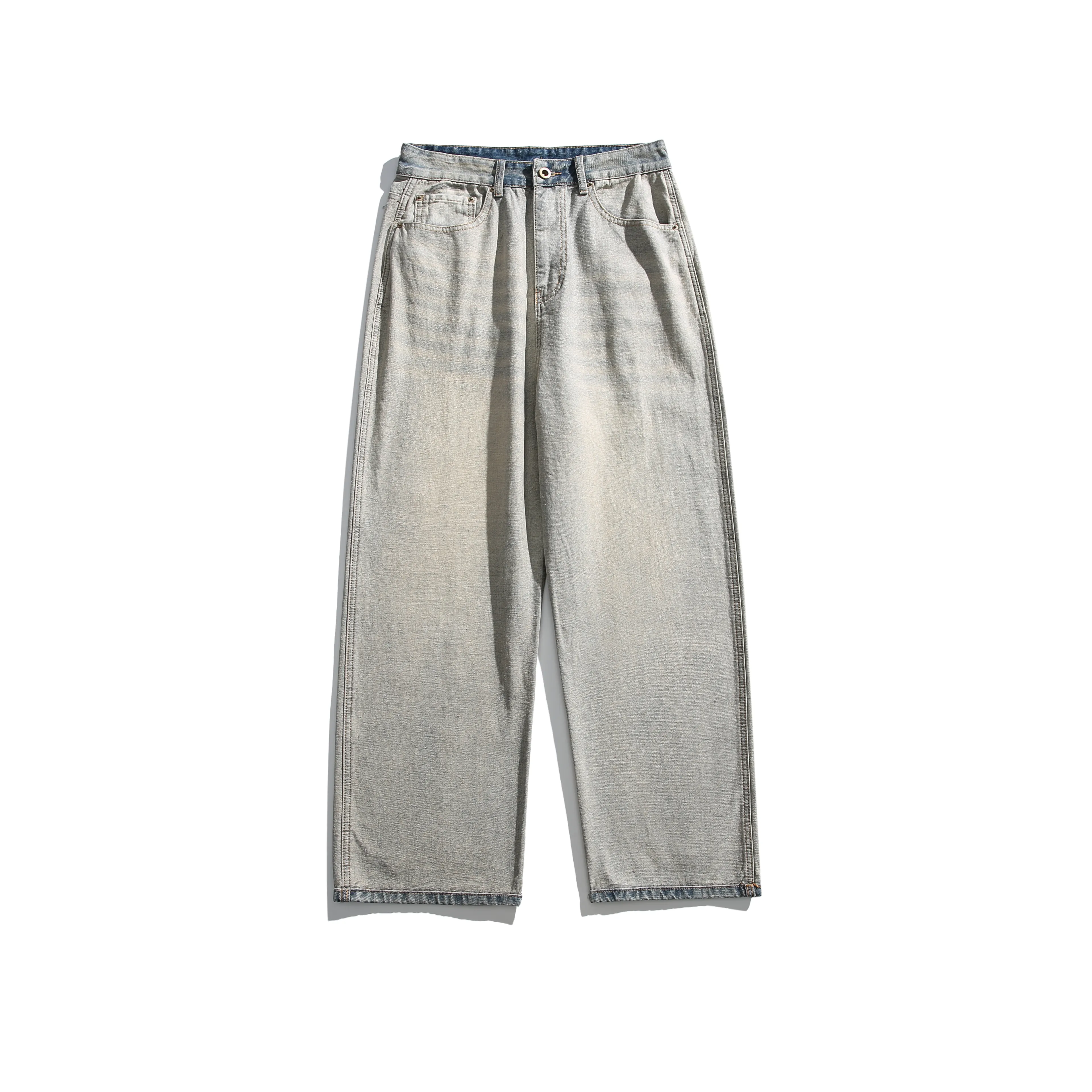 ADO MEN'S COLLECTION Jeans Unisex Nostalgic Color - POIZON