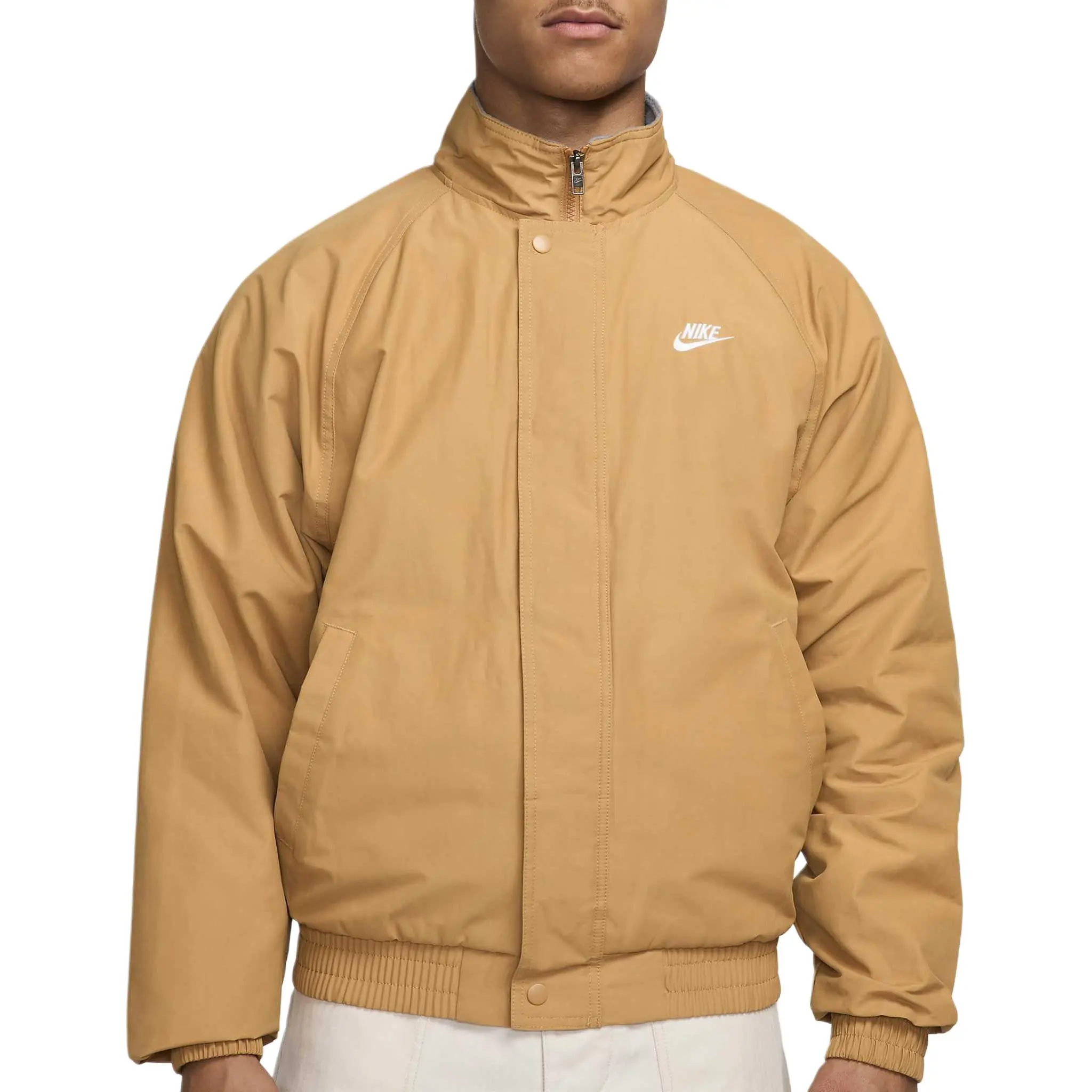 Nike Club Jacket Men Linen / White - POIZON