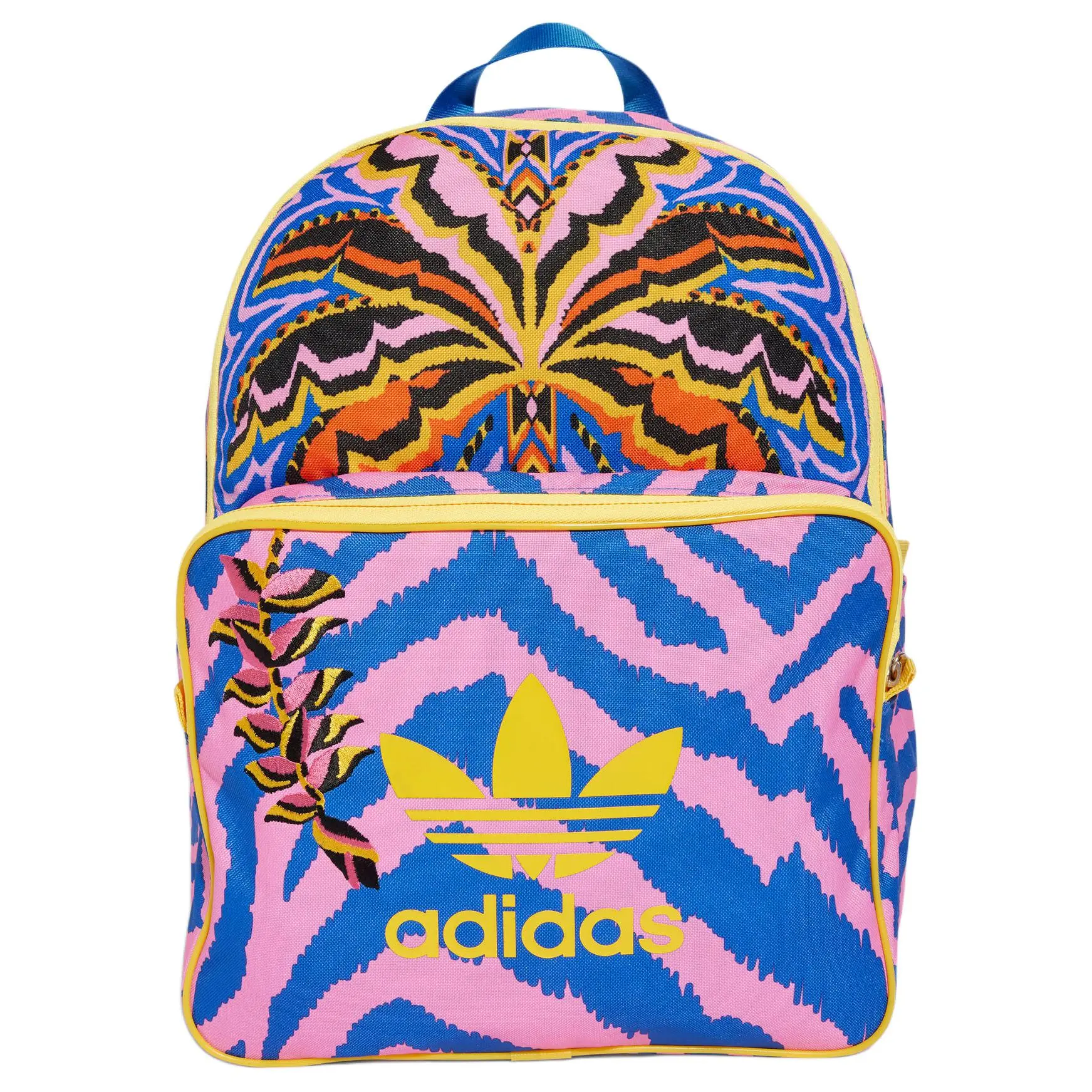 Farm Rio X Adidas Originals Backpacks Blue/Pink/Orange/Yellow - POIZON