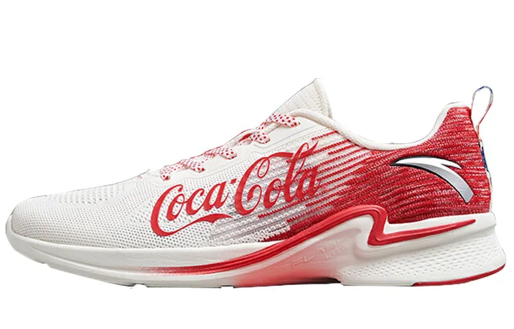 Coca-cola X ANTA Hydrogen Run II Running Shoes Men Low-top White ...