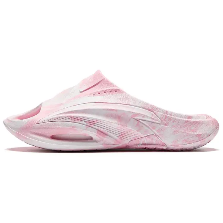 ANTA Nitrogen Bubbles Slide Slippers Men Pink - POIZON