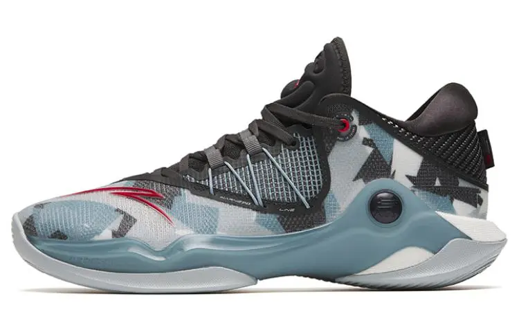 ANTA Skyline 1 Basketball Shoes Men Low-Top Blue Black US M 10 - POIZON