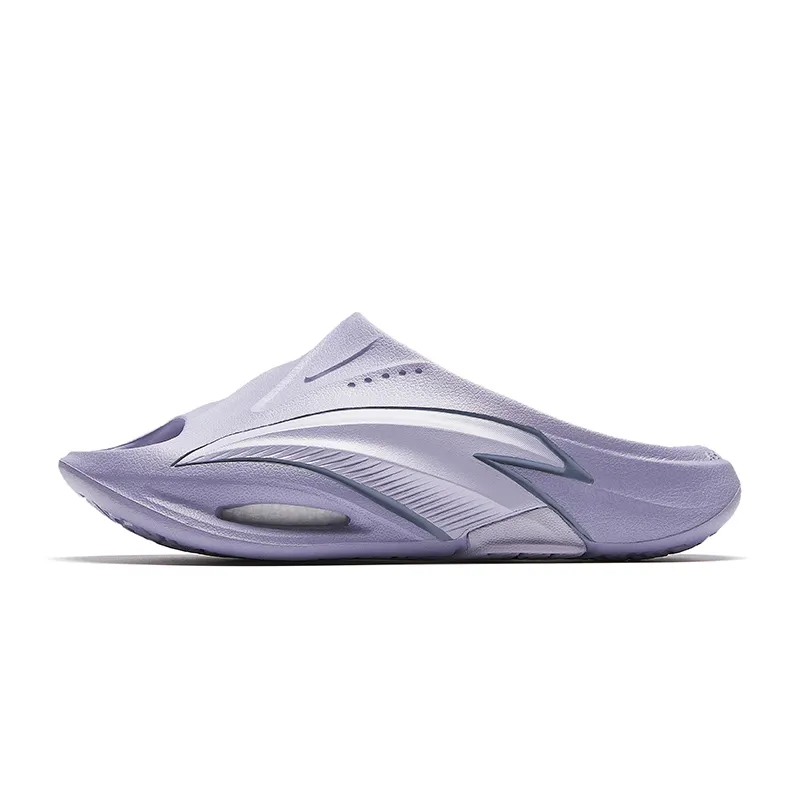 ANTA Nitrogen Bubbles Slide Slippers Women's Purple - POIZON