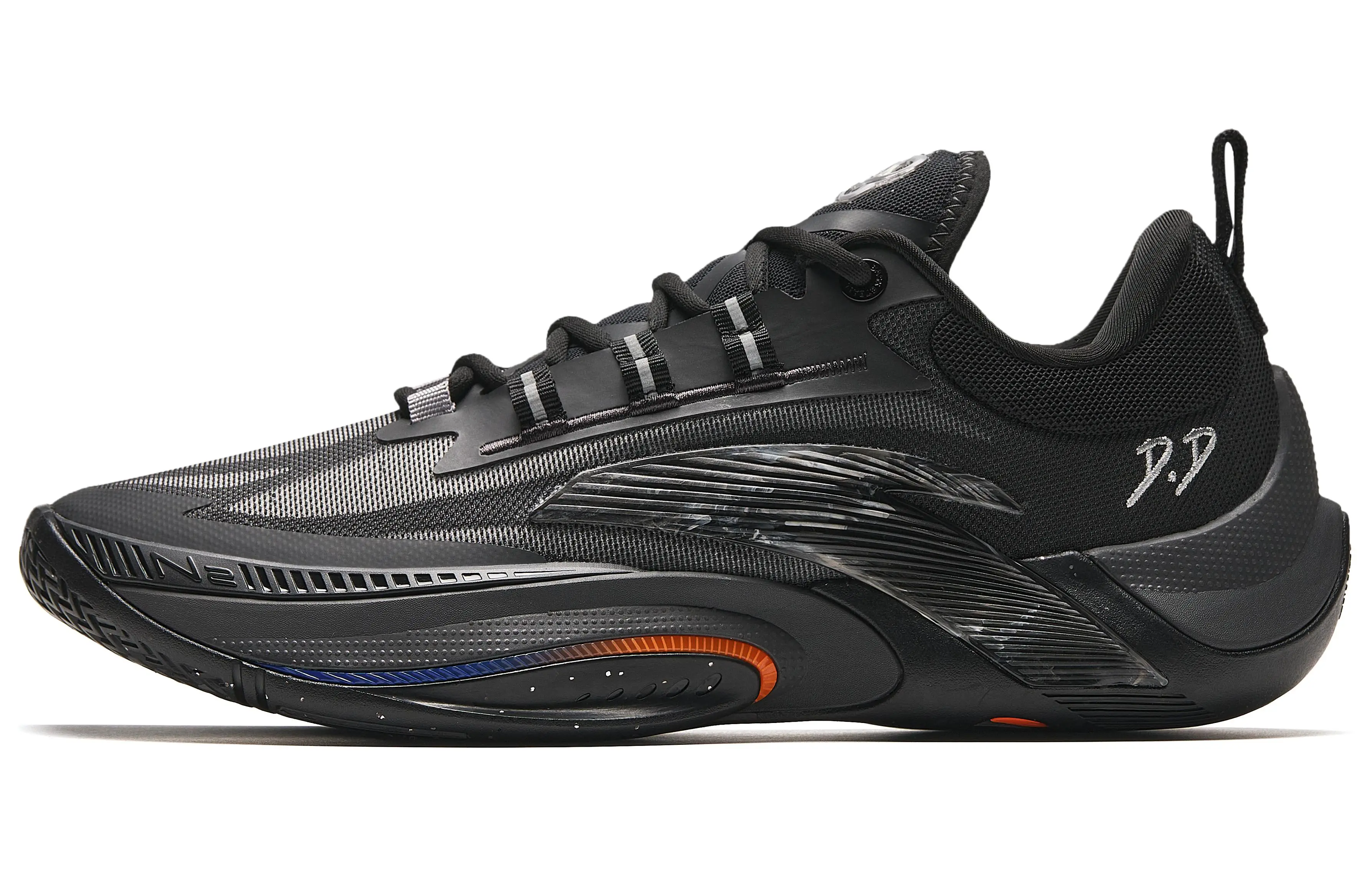 ANTA Moment Basketball Shoes Men Low-top Black - POIZON