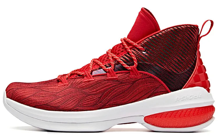ANTA UFO2.0 Basketball Shoes Men High-top Black/Red US M 8