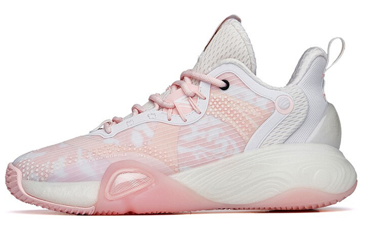 Anta Bubble Bomb Performance Basketball Shoes Women s Pink White POIZON