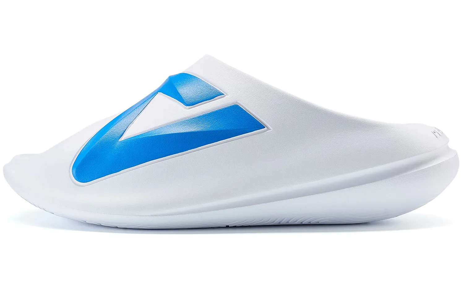 PEAK Very Small Fat Drag Flip-flops Men White/Royal Blue - POIZON