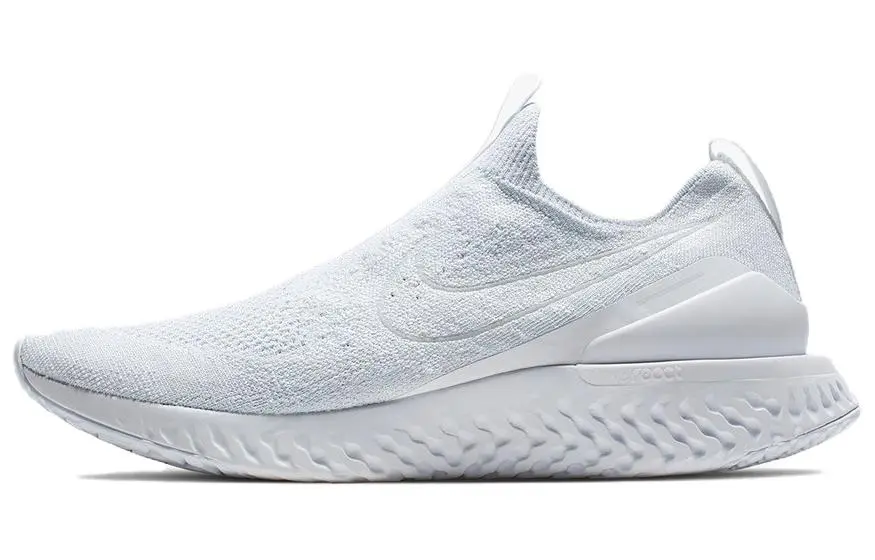 Nike Epic React Moc Flyknit White Pure Platinum - POIZON
