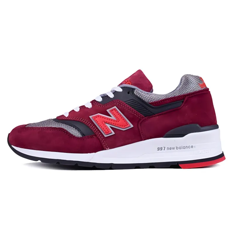 New Balance 997 Made In USA Burgundy - POIZON