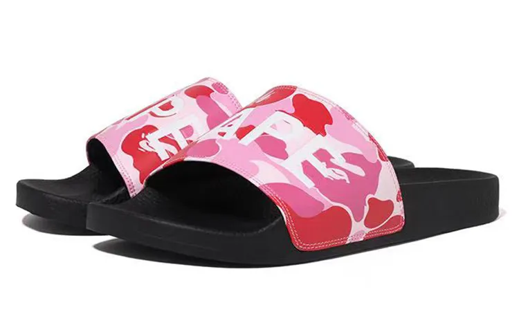 BAPE A BATHING APE ABC Camo Slide Blue 2023 - POIZON