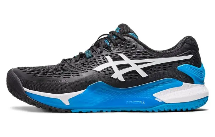 Asics Gel Resolution 9 OC Wide 'Black Blue' - POIZON